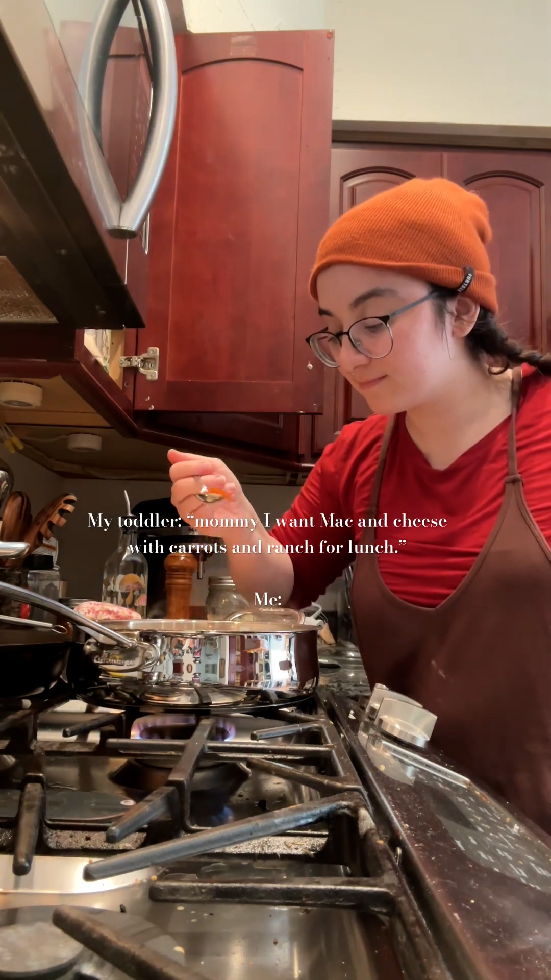 Happy to make that meal from scratch for the family on our homestead ...